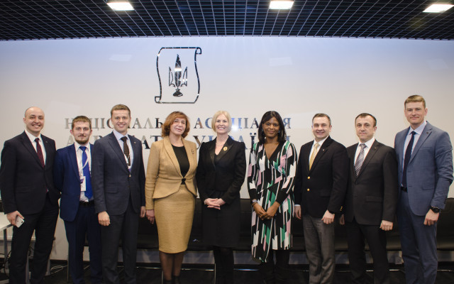 UNBA leadership met with the Law Society of England and Wales ...